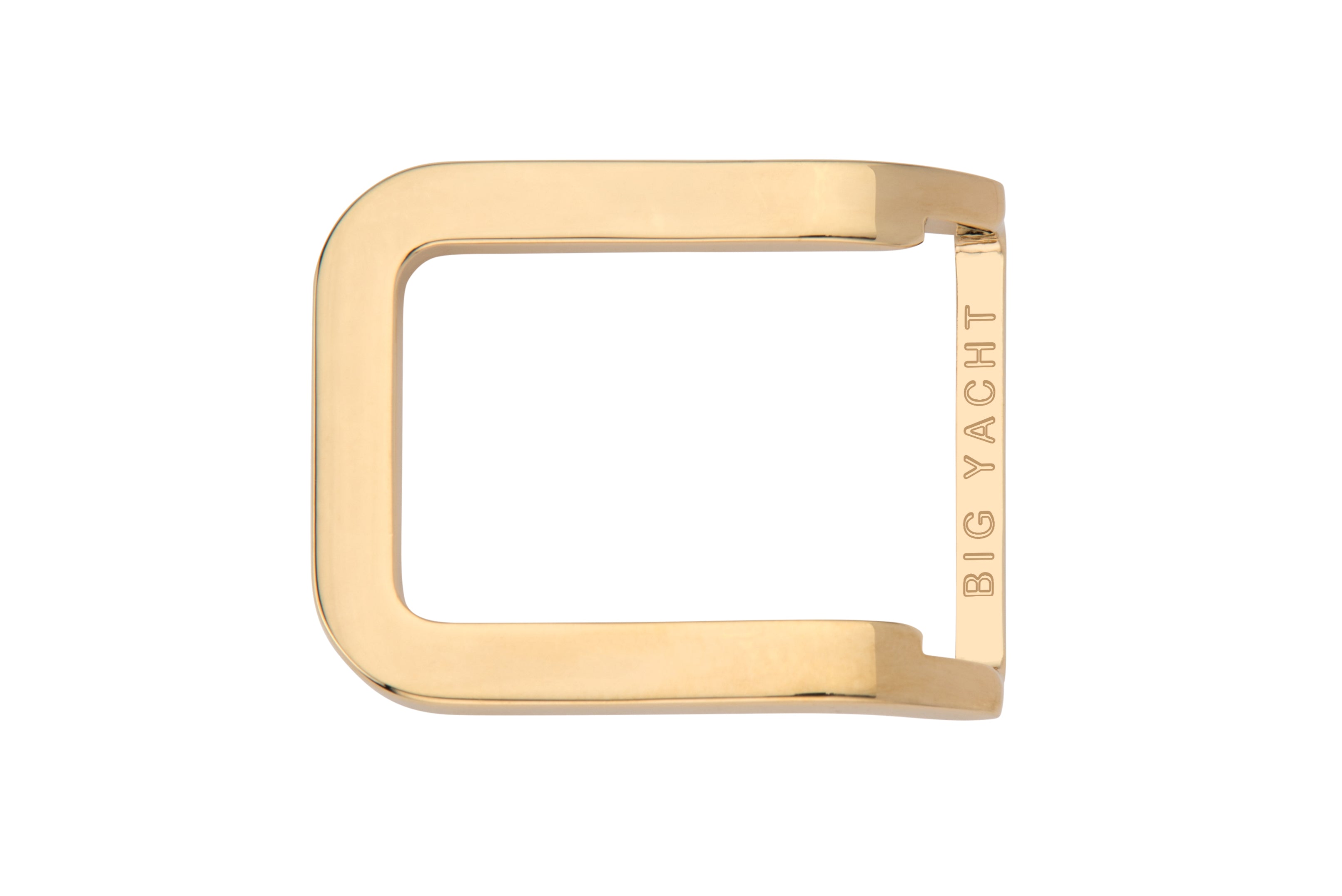 Light Gold Buckle- Round – BIG YACHT Leather